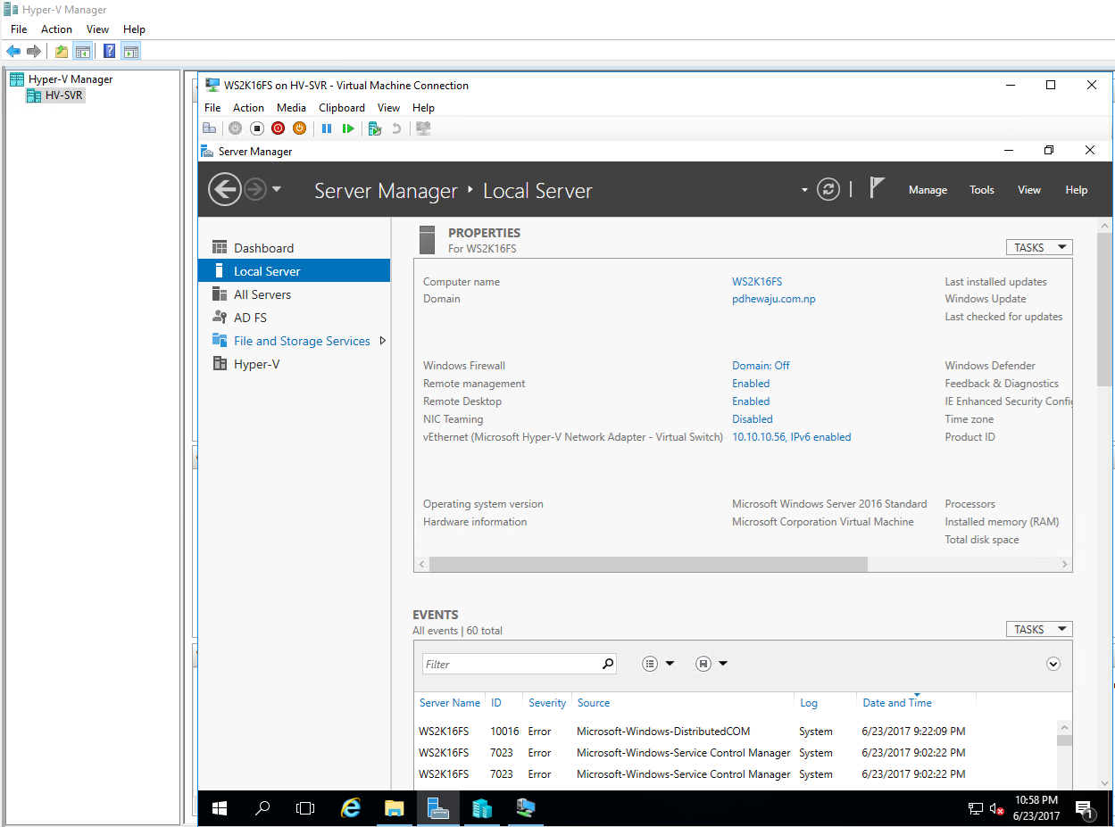 Enable Nested Virtualization on Windows Server 2016 – Aerrow Enable Nested Virtualization on Windows Server 2016 – Aerrow