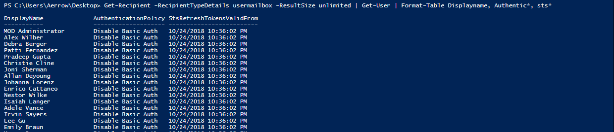 Disabling Basic Authentication on Exchange Online – Aerrow Disabling Basic Authentication on Exchange Online – Aerrow